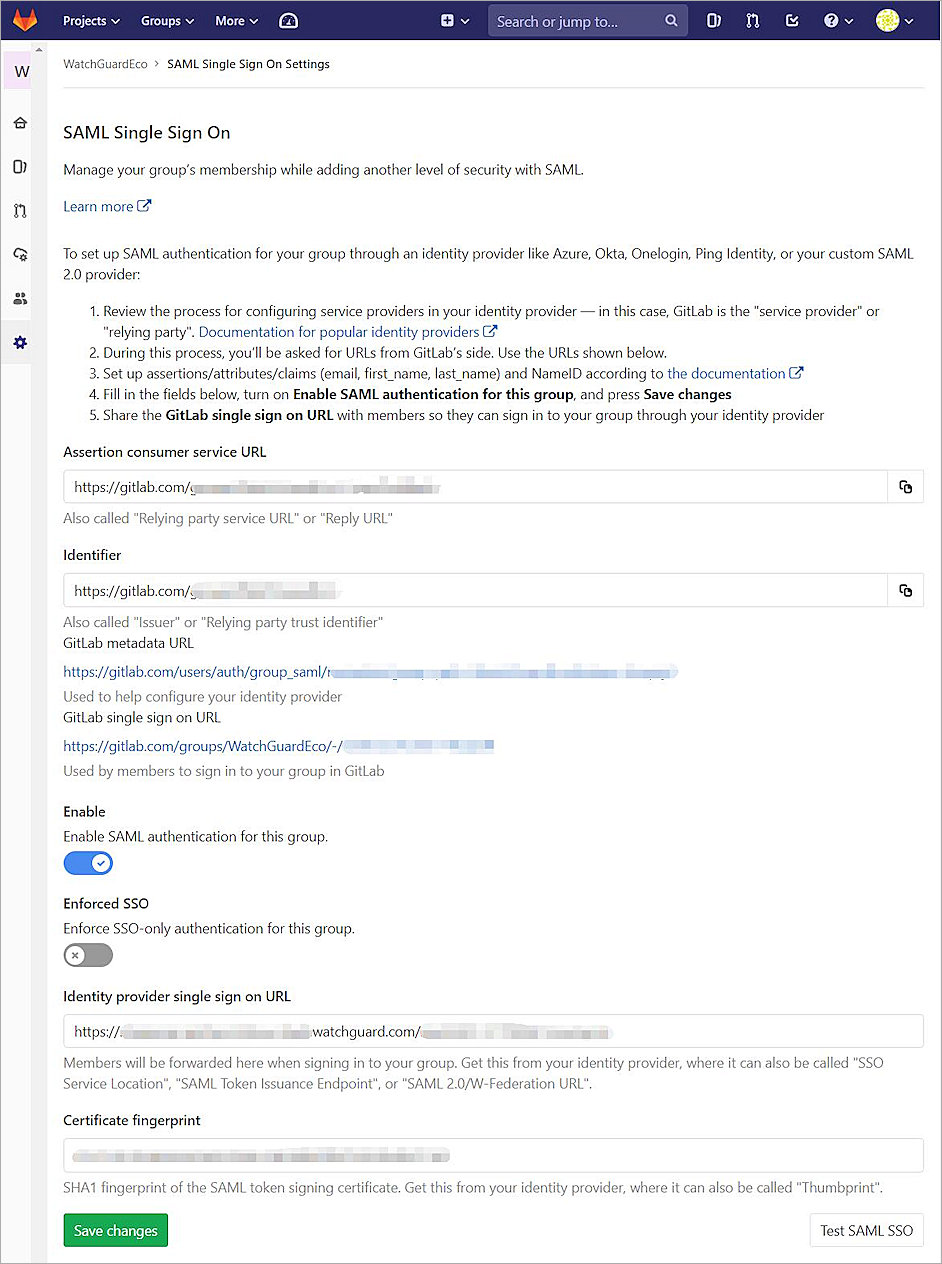 GitLab Integration with AuthPoint